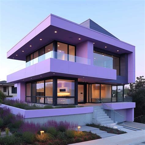 Purple Aesthetic House
