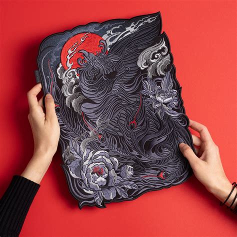 Phoenix Patch Back Patch Patches For Jackets Mythical Bird Fashion