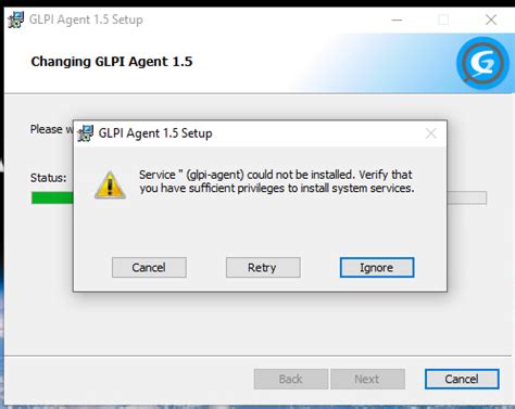 Error When Change Or Update Glpi Installation Issue 465 Glpi Project Glpi Agent GitHub