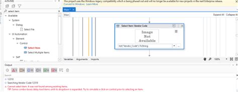 how to use variable in select item activities uipath community forum
