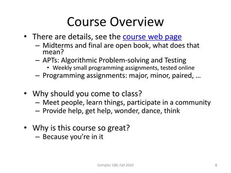 Ppt Compsci 100 Prog Design And Analysis Ii Powerpoint Presentation