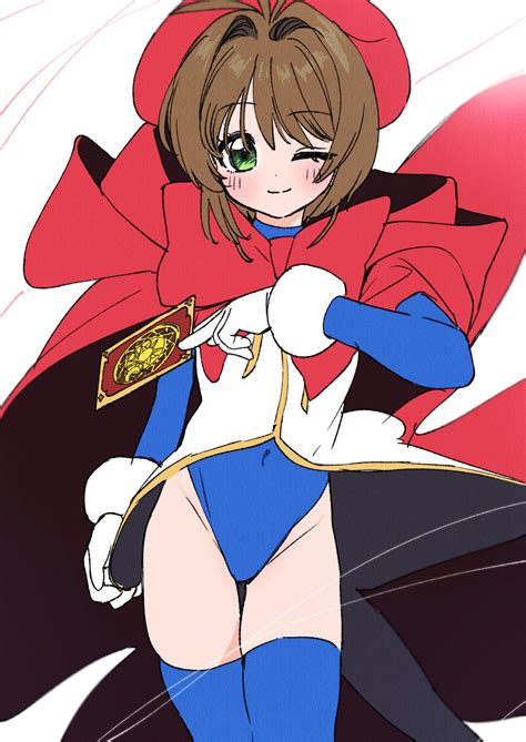 Dorontabi Clow Card Kinomoto Sakura Cardcaptor Sakura Absurdres