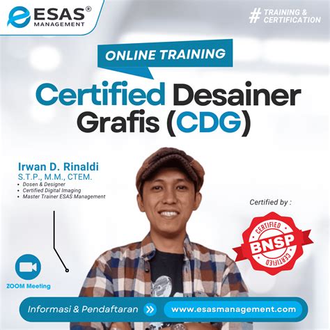 Desain Grafis Certified Desainer Grafis Cdg Esas Management