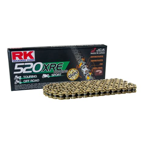 Rk Chain Gb520xre 120 Link Gold Rk Chains And Sprockets Everest