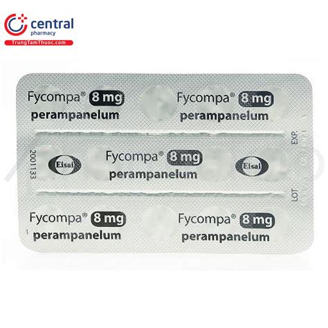 ChÍnh HÃng Thuốc Fycompa 8mg Eisai điều Trị Bệnh động Kinh Hiệu Quả