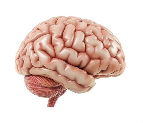 Premium Photo Human Brain Isolated On White Background