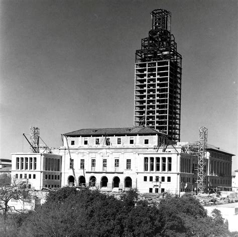 Jim Nicar 🇺🇸 🇺🇦 On Twitter 1936 Utaustins Tower Under Construction The Main Building Was
