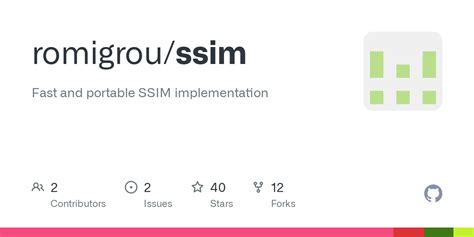 Github Romigroussim Fast And Portable Ssim Implementation