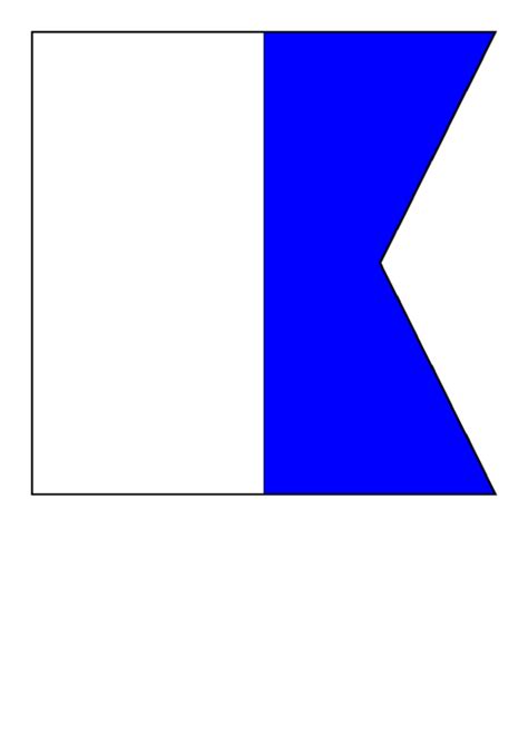 Ics Alpha Flag Template Printable Pdf Download