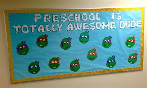 Ninja Turtle Bulletin Board Ninja Turtles Turtle Classroom Ninja Turtle Theme