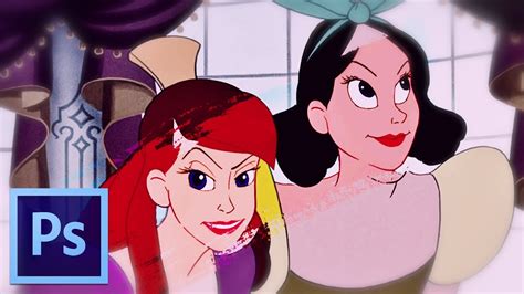 Beautiful Stepsisters Speed Edit Adobe Photoshop Youtube