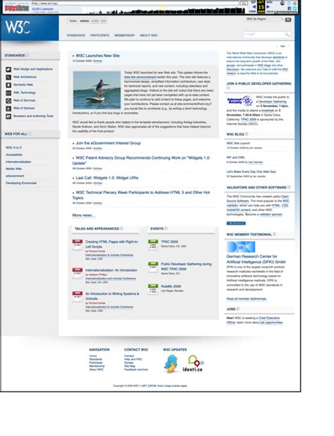 w3c website design help w3c