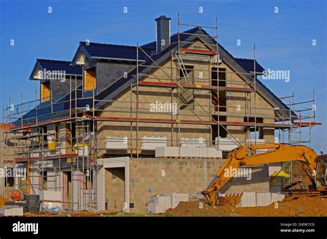 Building Construction Construction Site Carcass Building
