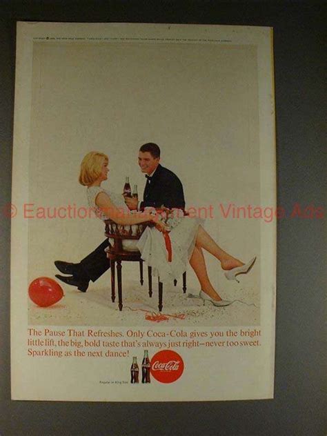 1963 Coke Coca Cola Ad The Pause That Refreshes M173