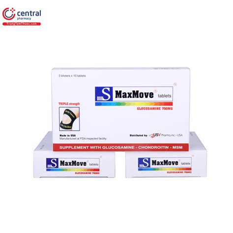 Thuốc S Maxmove Hộp 30 Viên Giải Pháp Giảm đau Xương Khớp Của Usv