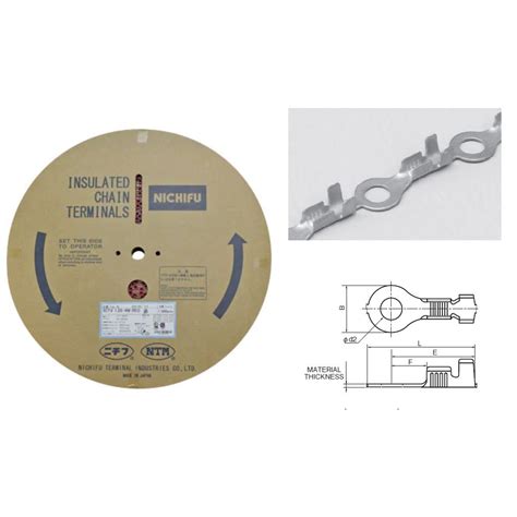 Đầu Cosse Dạng Cuộn Nichifu Css Series Ring Type With The Insulated