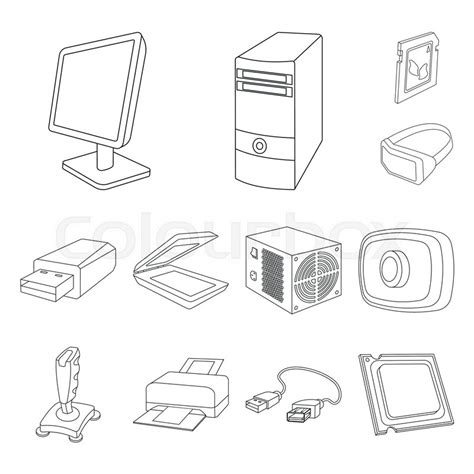 Computer Parts Outline