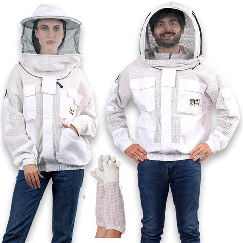 Us Keepers 3 Layer Bee Jacket Apiarist Ultra Ventilated
