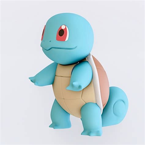 Squirtle Split Model Pokemon Glasses Included By Abc3d Models