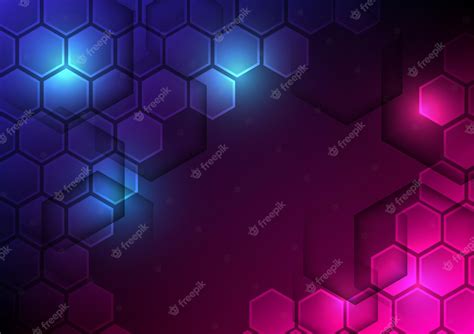 Premium Vector Abstract Hexagonal Background Vector Design