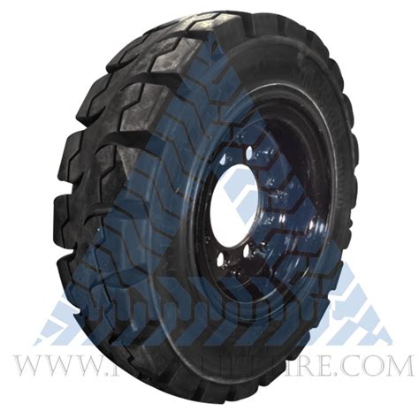 650x10 Resilient Solid Forklift Tire And Wheel