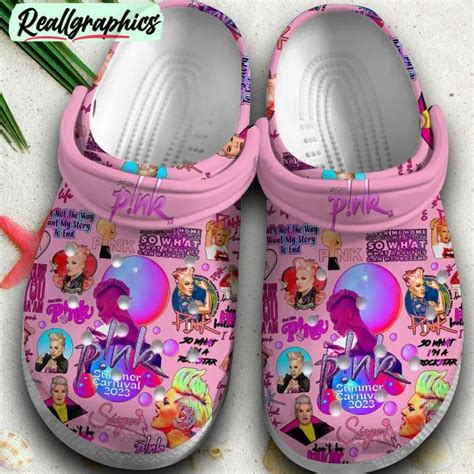 Pink Music Singer Classic Crocs For Men Women Reallgraphics
