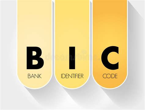 Bic Bank Identifier Code Concept With Keyword People And Icons Flat