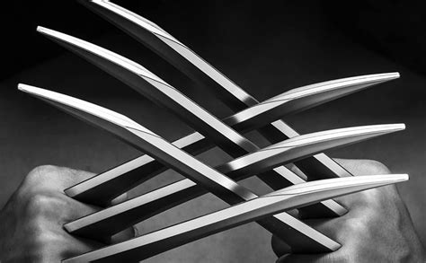 Jc Gens Wolverine Claws Small Size Realistic Plastic Cosplay Costume Props Set Of