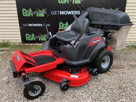 46in Snapper 200z Zero Turn Mower 23 Hp Clean With Tripple Bagger Lawn Mowers For Sale