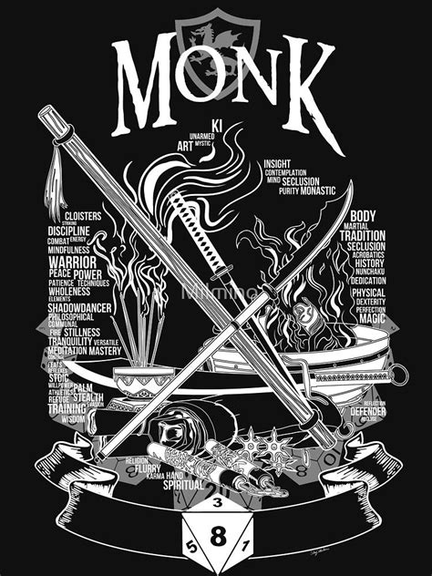 Monk Rpg Class Series Poster