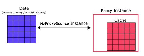 Using Proxies For Efficient Handling Of Remote Multidimensional Data