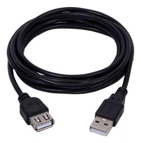 cabo extensor de usb 2 0 2 metros extensor macho fêmea mercadolivre