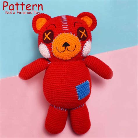Cocomelon Teddy Bear Amigurumi Crochet Doll Pattern Haak Amigurumi