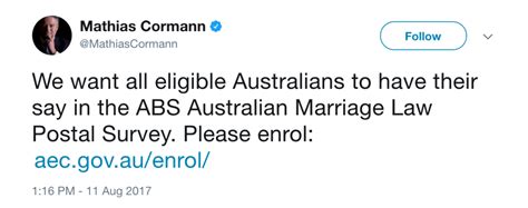 Seven Things You Should Know About The Same Sex Marriage Postal Vote
