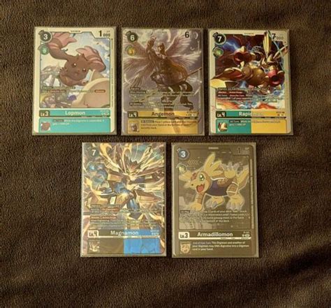 Digimon Angemon Bt14 102 Sec Secret Rare Alternate Art 4 Ebay