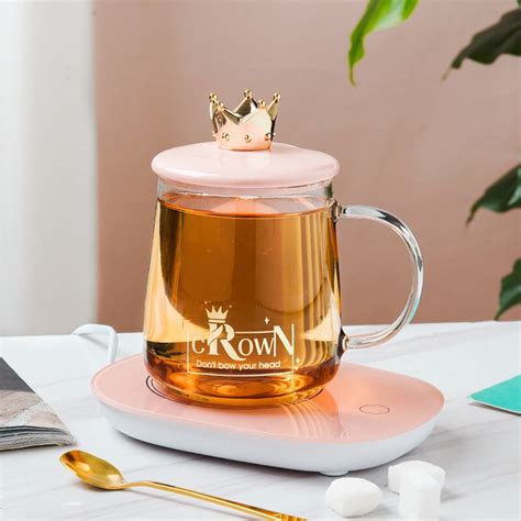 뚜껑이 달린 유리 컵 일정한 온도 유리 물컵 선물 컵 선물 상자 Aliexpress