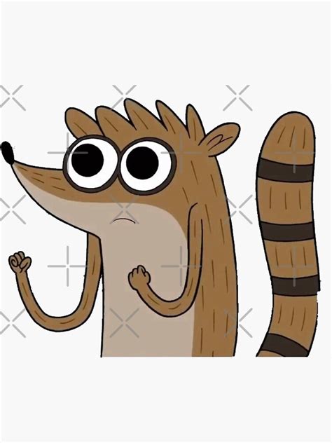 Cute Rigby Regular Show Sticker For Sale By Killzak Redbubble