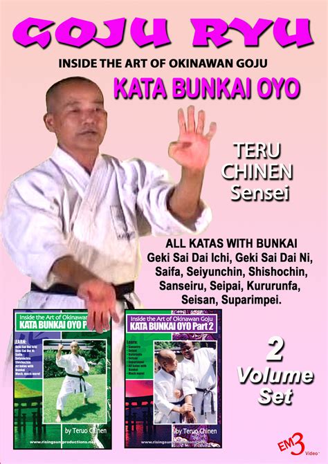 Okinawan Goju Kata And Bunkai Oyo Vol 1 And 2 Set Special