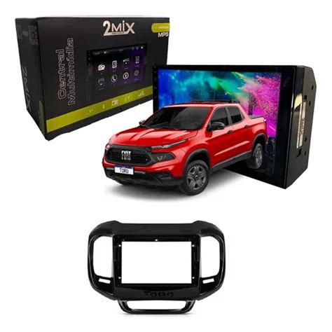 Central Multimídia Espelha Usb Bt Fiat Toro Moldura Frete Grátis