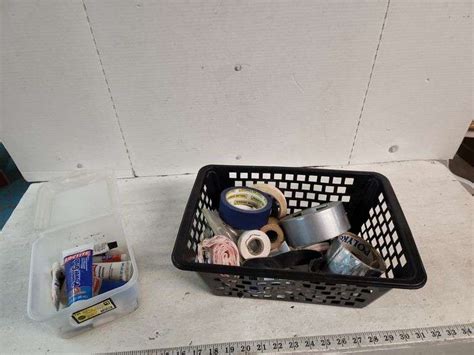 Assorted Glue And Tape Isabell Auction