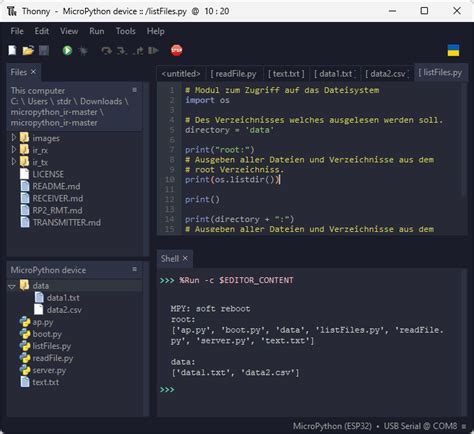 micropython mit esp32 lesen und schreiben von dateien technik blog