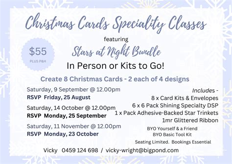 Stars At Night Class To Go Vicky Wright