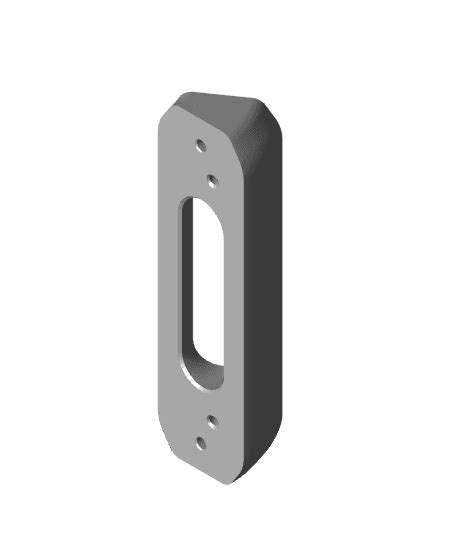 Ezviz Db1c Wi Fi Video Doorbell Plate 35° Anglestl 3d Model By Yod