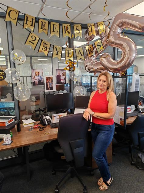 Happy 25th Work Anniversary Adele Campbell On Friday 7th June 24 We Celebrated This Great