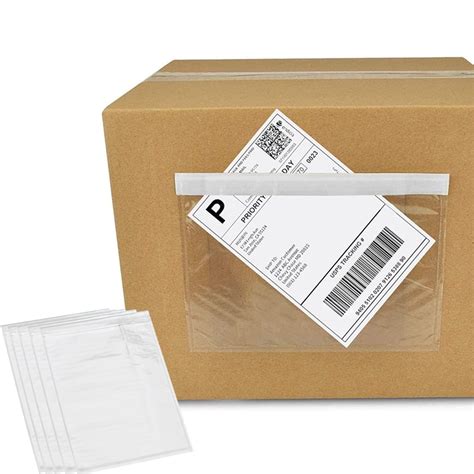 Neflaca Shipping Label Pouchessleeves Packing List Envelopes Clear