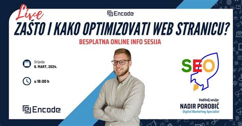 Encode Bih On Linkedin Besplatna Online Info Sesija Zašto I Kako Optimizovati Web Stranicu