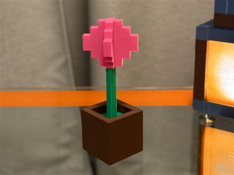Minecraft Allium Flower In Pot By Nataliafajnorova Makerworld