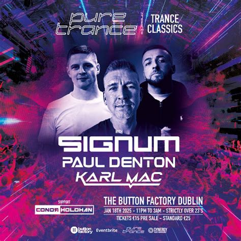 Stream Conor Holohan Pure Trance Ireland Button Factory Dublin 18th