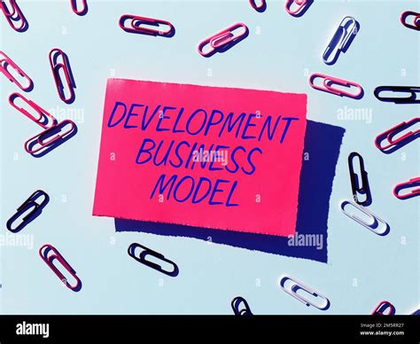 handwriting text development business model internet concept rationale
