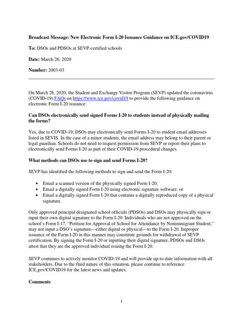 Sevis Regulation Explanation Pdf